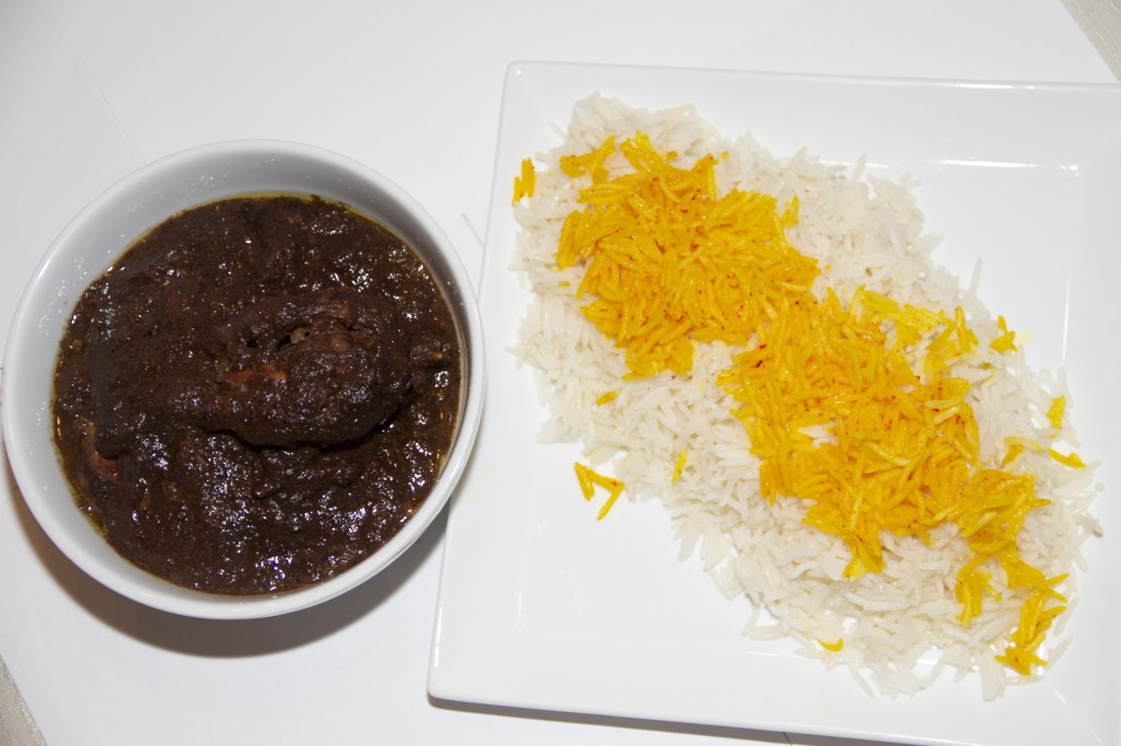 Persisk gryderet med kylling - Fersenjon