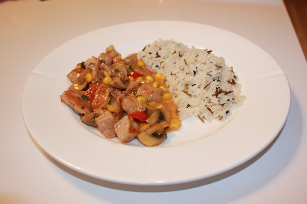 Sammenkogt med vilde ris